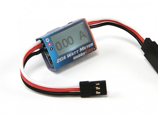 RC modely pro každého. HobbyKing™ Compact 20A Watt Meter and Servo ...